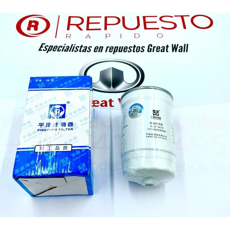 Filtro de Combustible Great Wall Wingle 7 2.0 Diesel OEM 1111402XED09 ...